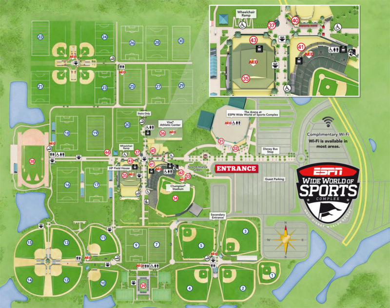 Lo scenario Disney dove sta giocando l'NBA 2020