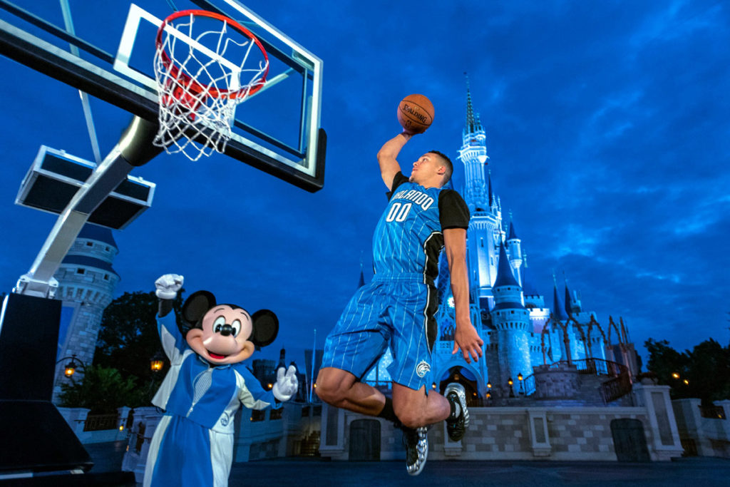 Lo scenario Disney dove sta giocando l'NBA 2020