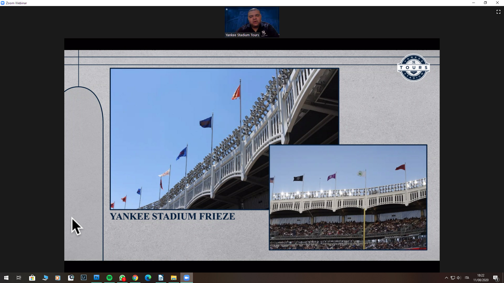 Abbiamo partecipato al tour guidato (virtuale) dello Yankee Stadium, e ...