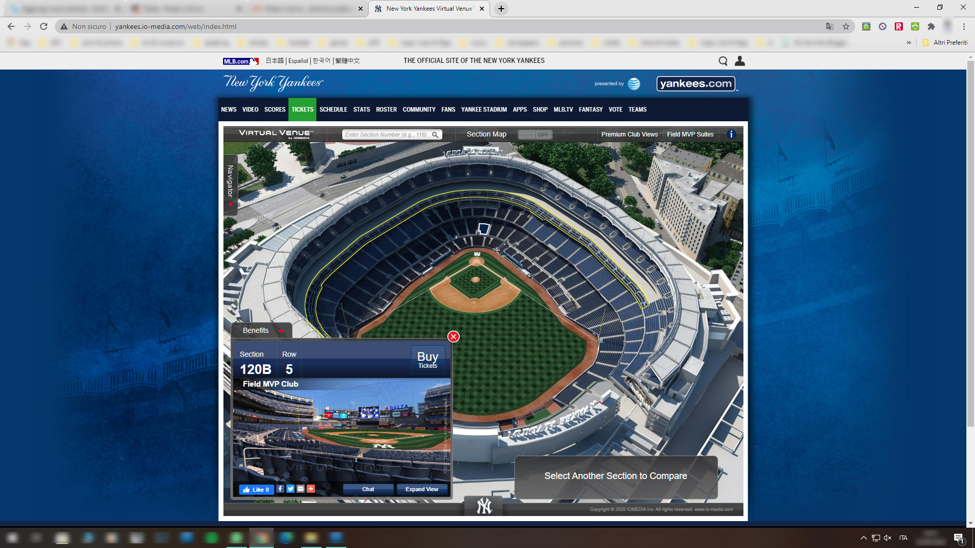 Abbiamo partecipato al tour guidato (virtuale) dello Yankee Stadium, e ...