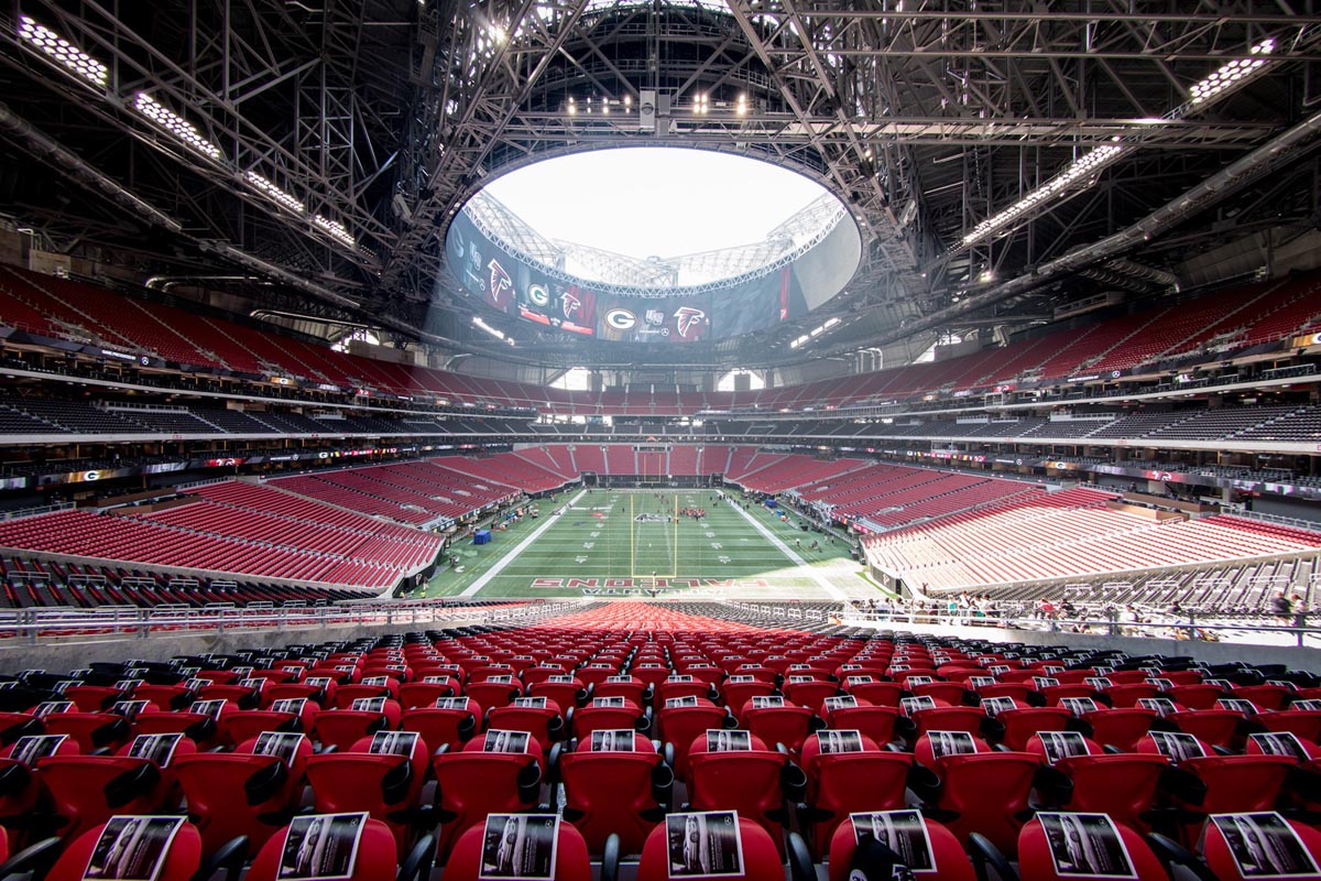 La grande ambizione del Mercedes-Benz Stadium