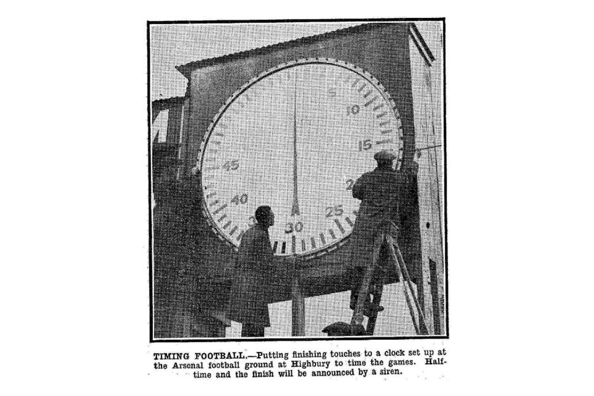 Clock End, storia dell'orologio dell'Arsenal