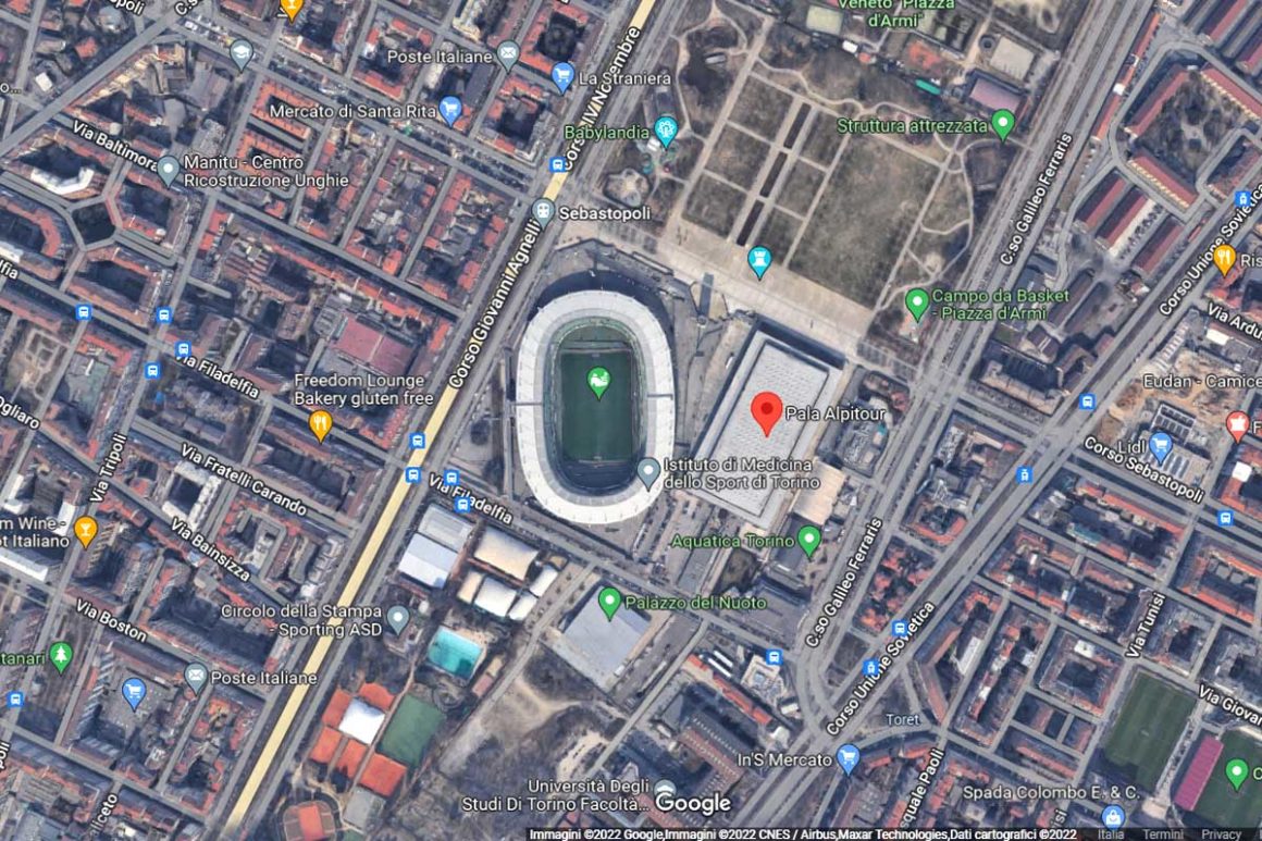 Mappa Del Pala Alpitour Di Torino Atp Finals Settori E Accessi